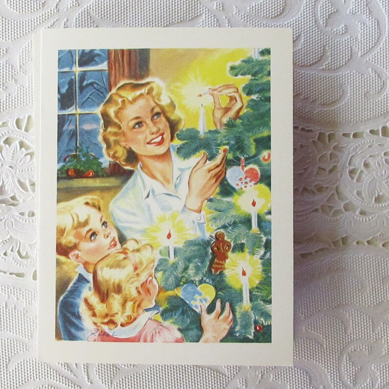 5 Vintage Sweden Swedish Christmas Cards 1950s Five Assorted - Etsy