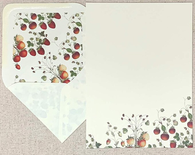 Italian Stationery Letter Writing Set in Portfolio ~ 10 Sheets + 10 ...