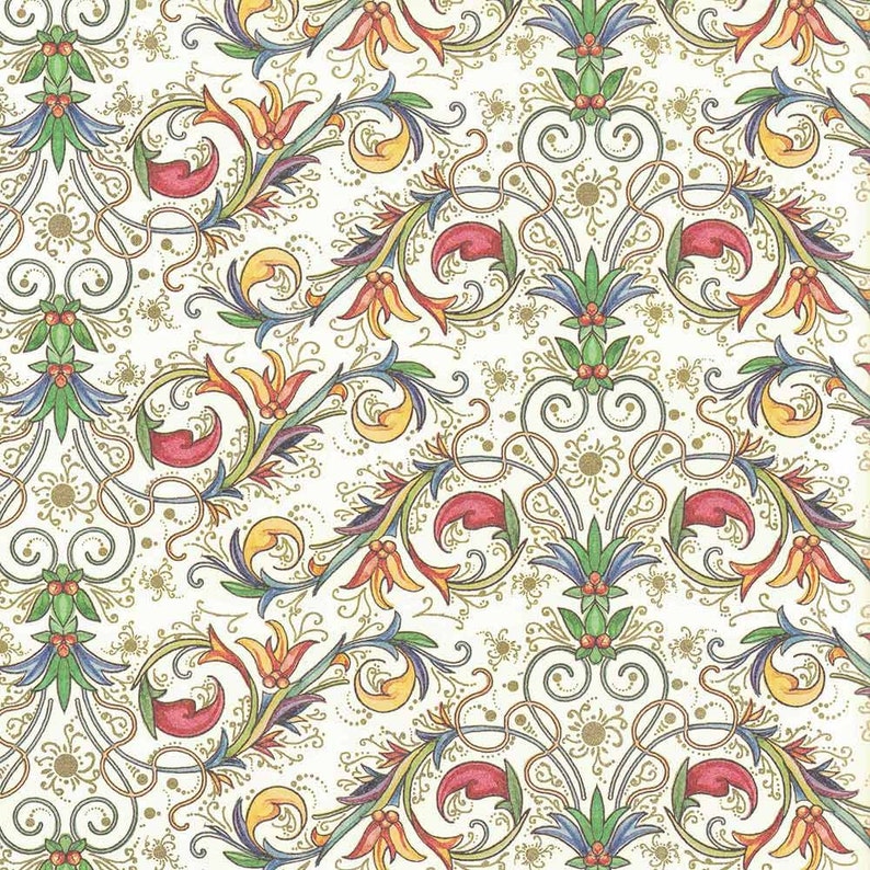 2 Sheets Italy Authentic Florentine Paper Traditional Print | Etsy