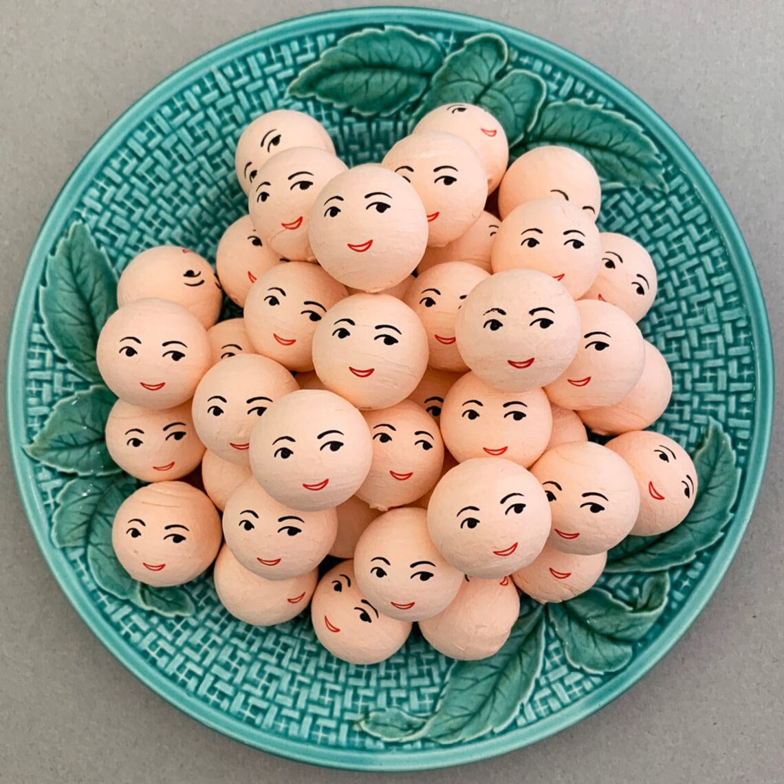 10 Czech Spun Cotton Christmas Elf Heads SC132 X2 - Etsy