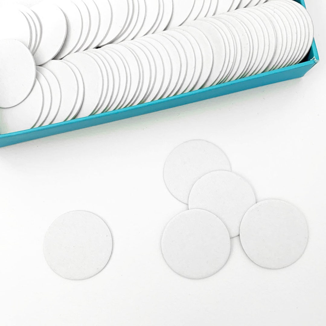 10 Czech White Paperboard Round Bases for Crafting 40mm (1-5/8") BASE ...