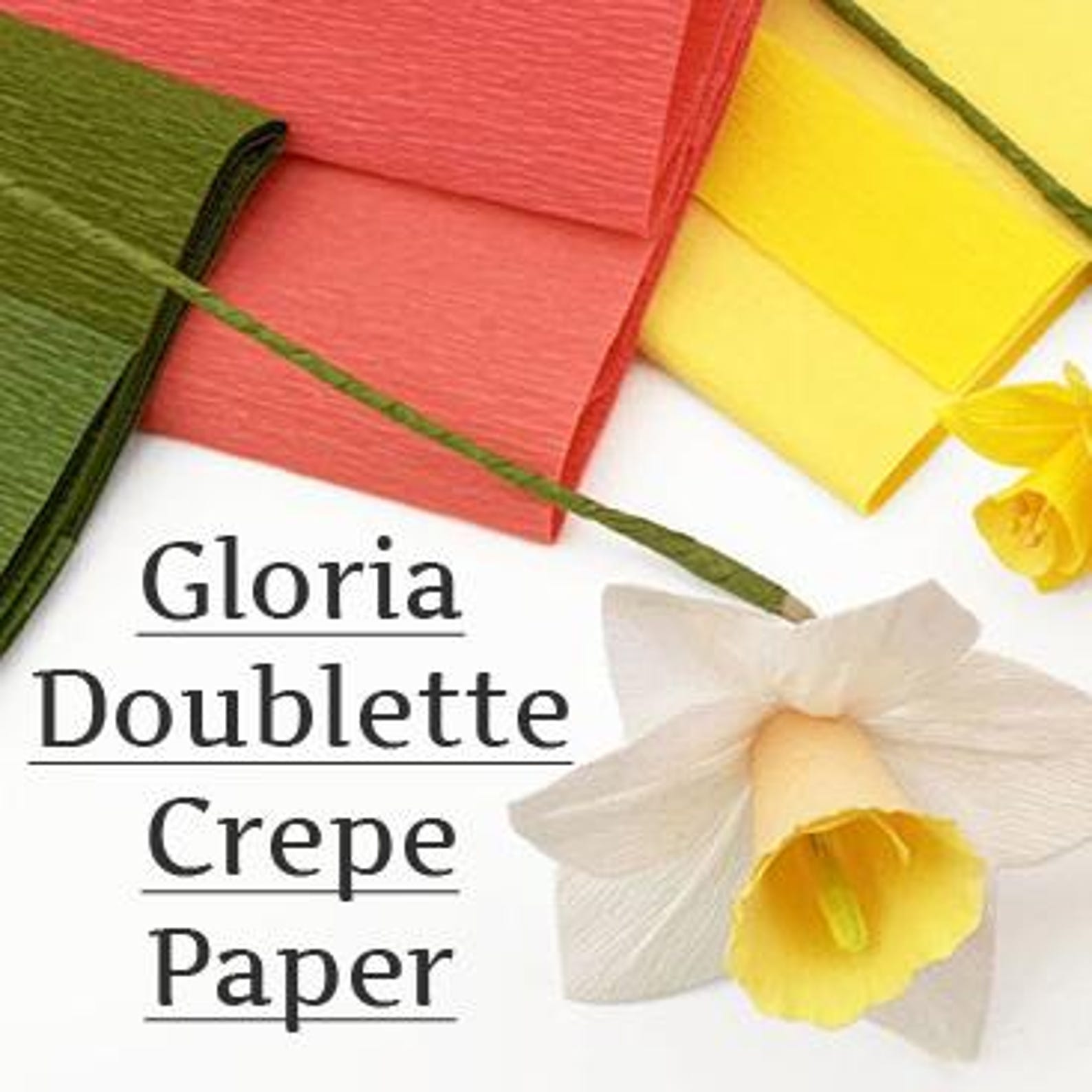 Gloria Doublette Double Sided Crepe Paper for Flower Making Made in ...