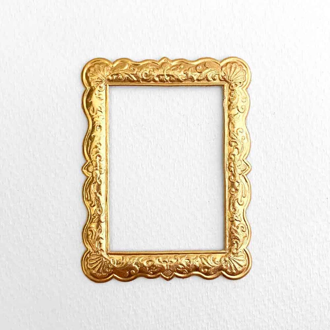 2 Germany Deeply Embossed Antique Gold Dresden Frames DFW35AG X2 - Etsy