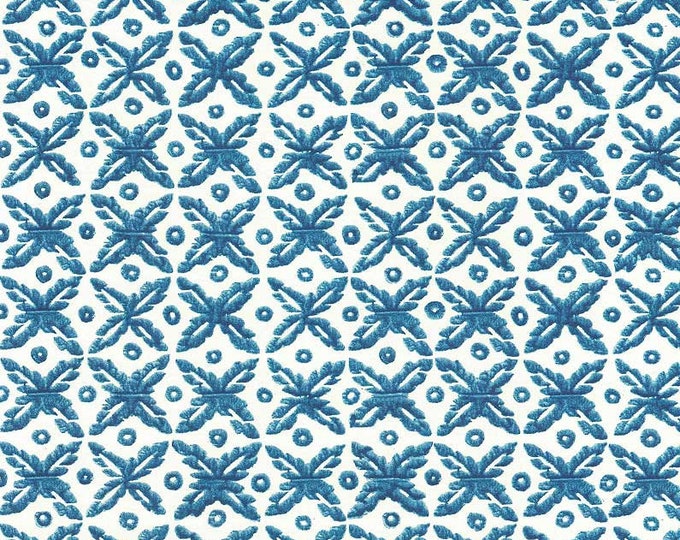 2 Sheets Italian Traditional Blue Geometric Print Italian Paper ...