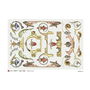 2 Sheets Italy Rice Paper Decoupage Italian Flourishes RCP-GRT-10 X2 - Etsy
