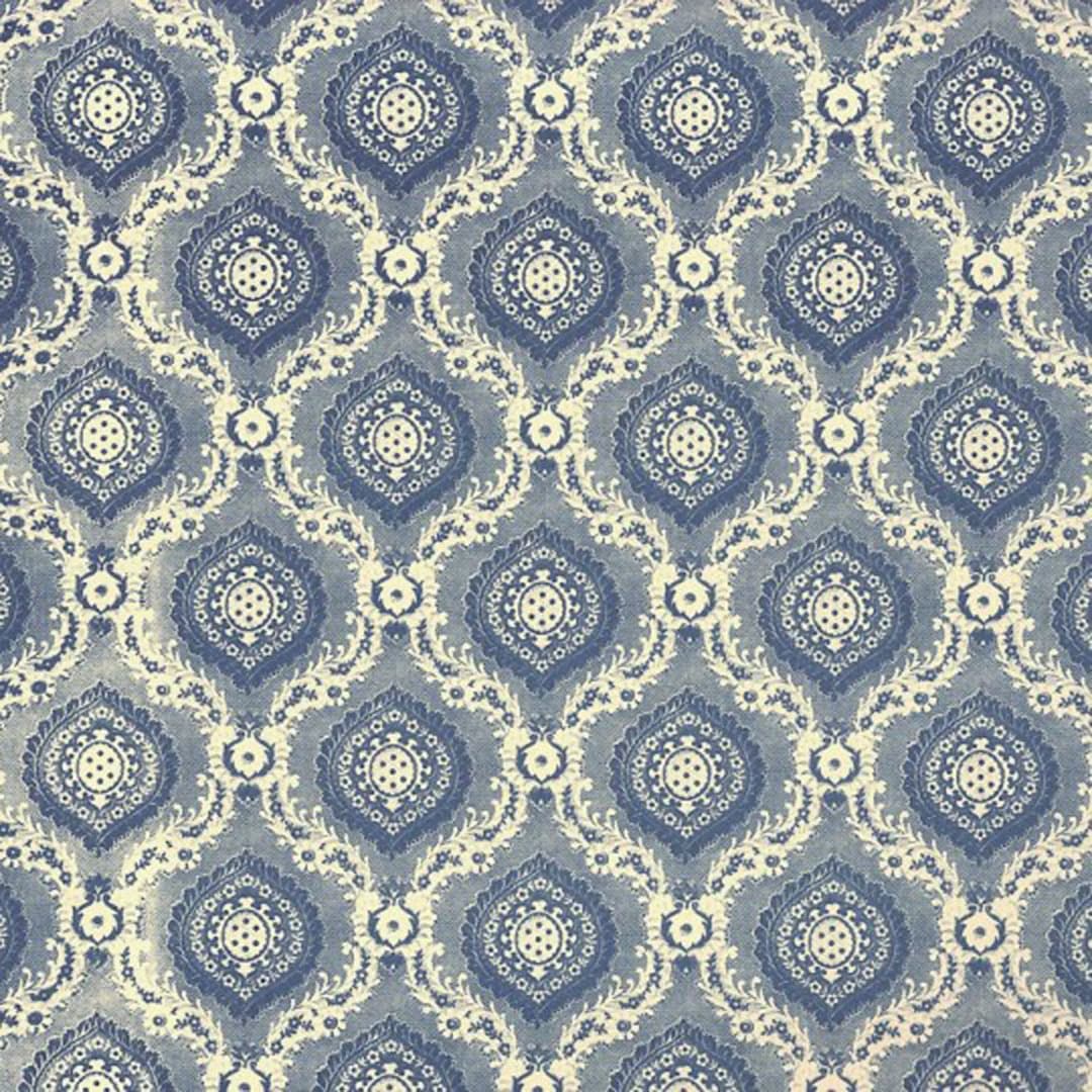 2 Sheets Italian Blue Medallions Print Paper ~ Carta Varese Italy ...