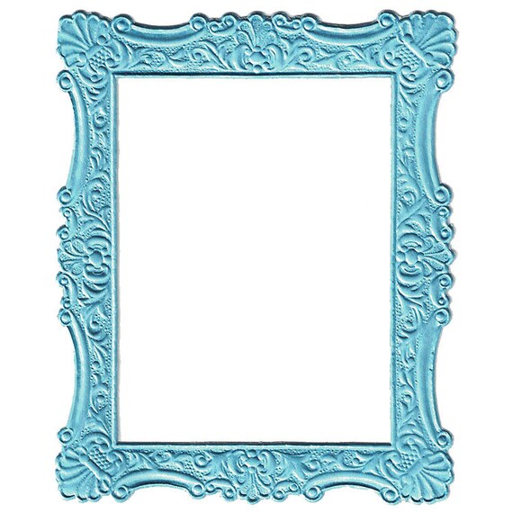 2 Germany Deeply Embossed Light Blue Paper Foil Large Dresden | Etsy