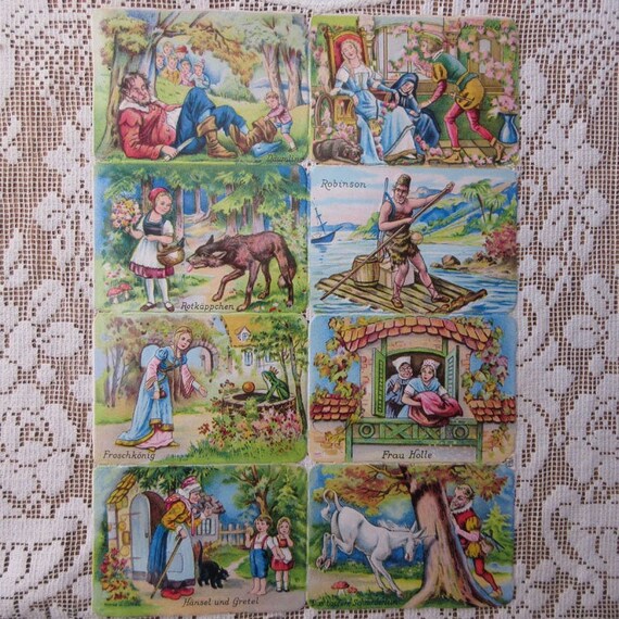 Vintage PZB Germany Paper Scraps Lithographed Die Cut Famous - Etsy