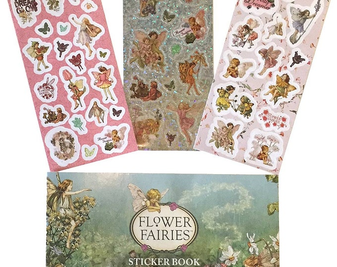 Flower Fairy Stickers and Sticker Album Set England - Etsy