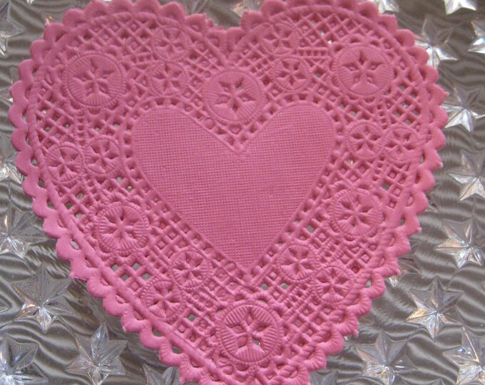 20 Fancy Paper Lace Pink Doilies Doily Made in USA GD 007 P - Etsy