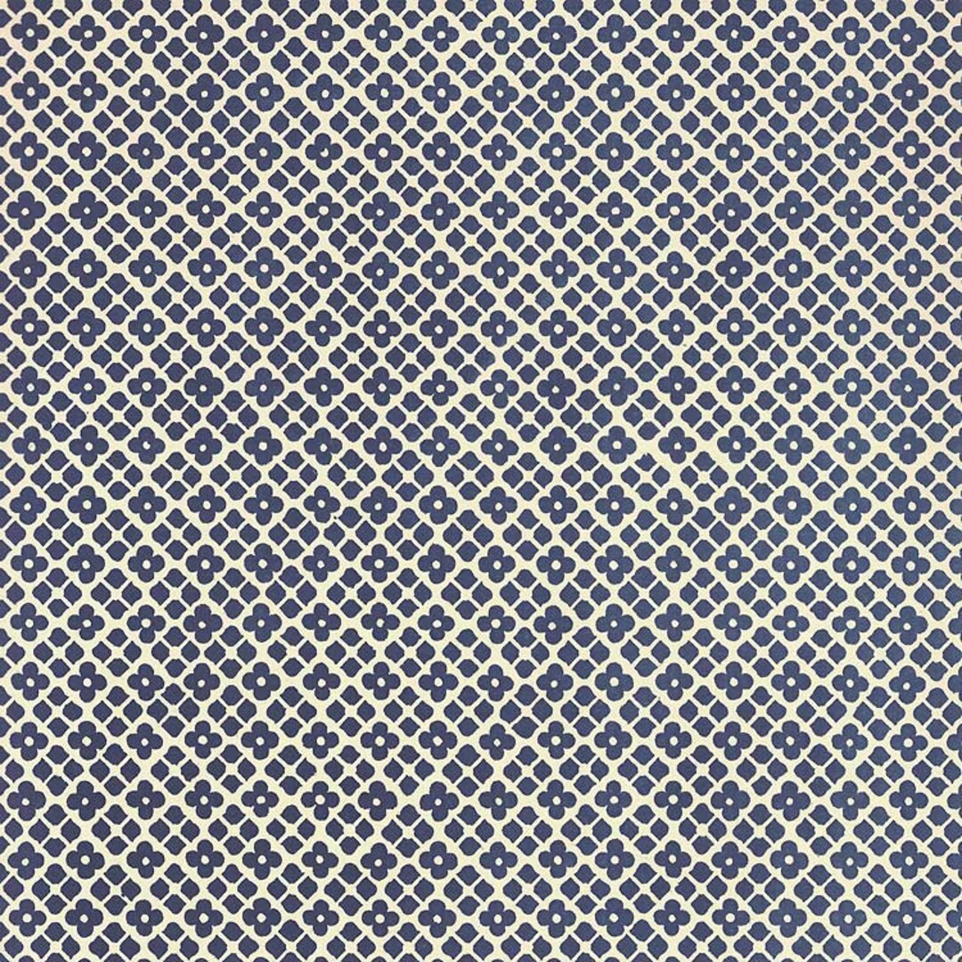 From Italy 2 Sheets Italian Blue Floral and Cube Print Paper ~ Carta ...