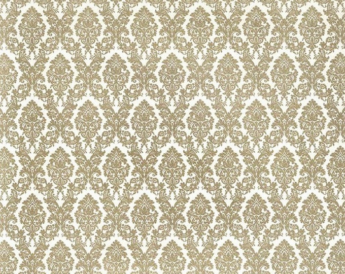 2 Sheets Italian Paper Gold Floral Classic ~ Tassotti Italy IPT667 X2 ...