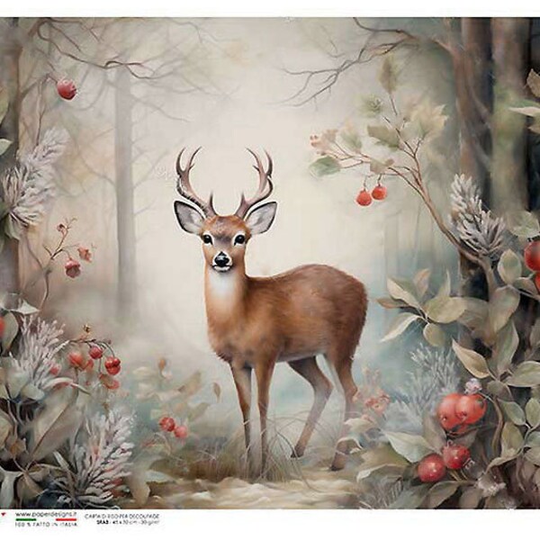 Deer Rice Paper - Etsy
