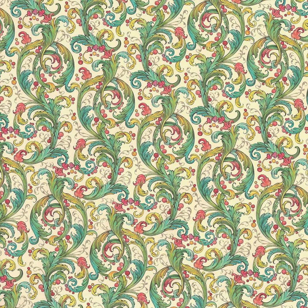 2 Sheets Italy Authentic Florentine Paper Traditional Print Classic ...