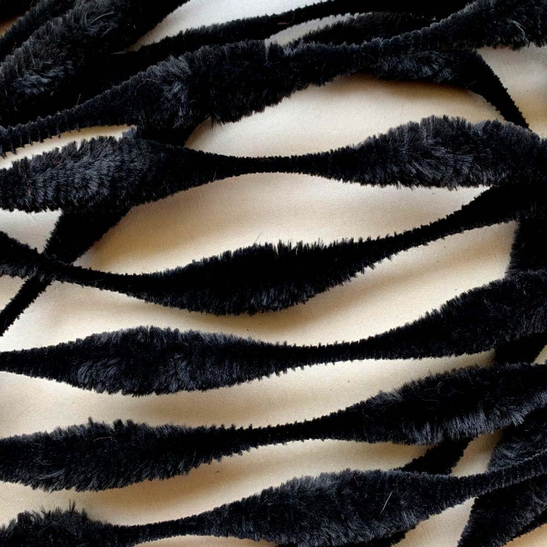 2 Yards Jumbo 5" Bump Chenille Bumps in Black ~ CB5-BLK - Etsy