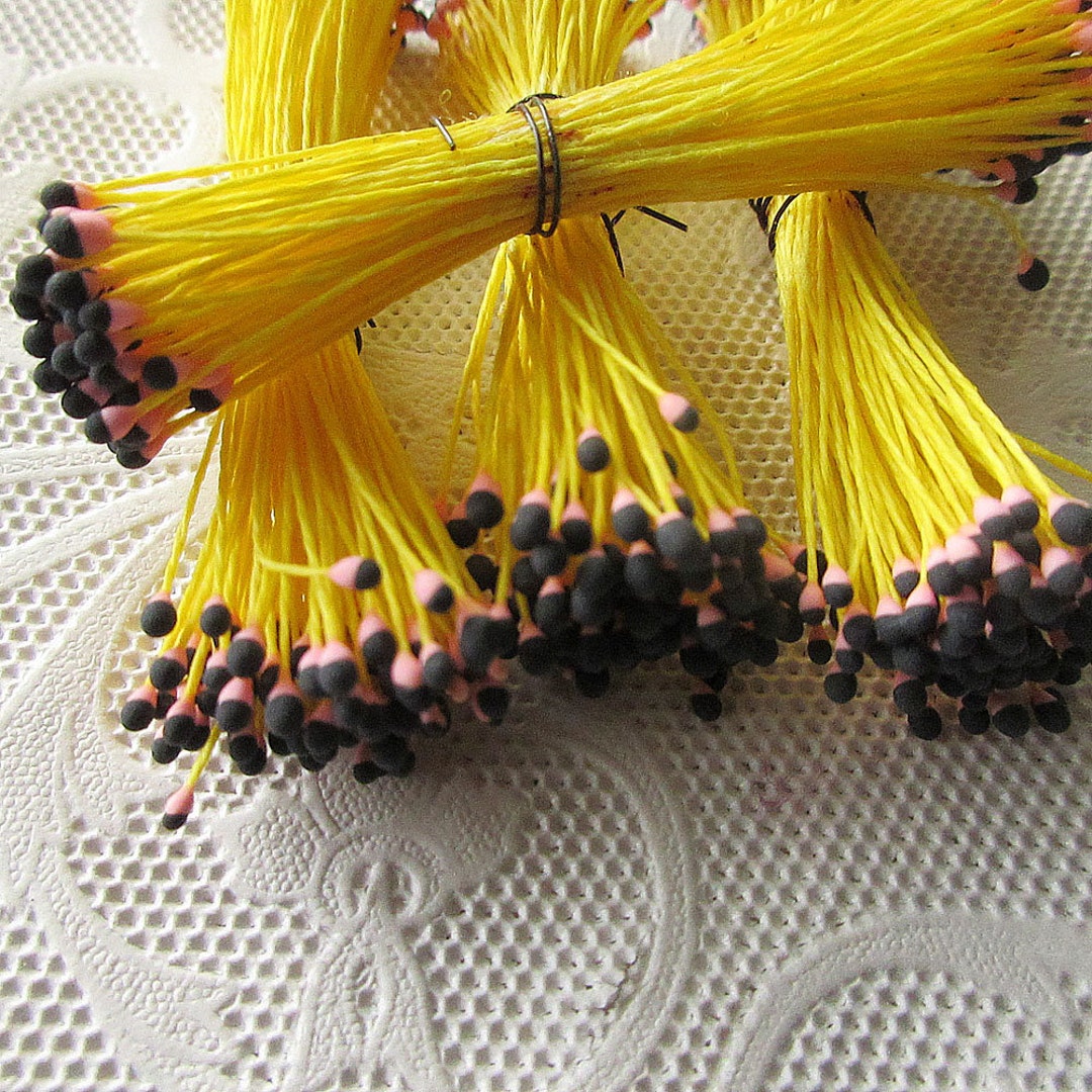 2 Bundles German Millinery Flower Stamen 200 Stems Germany Flower Peps ...