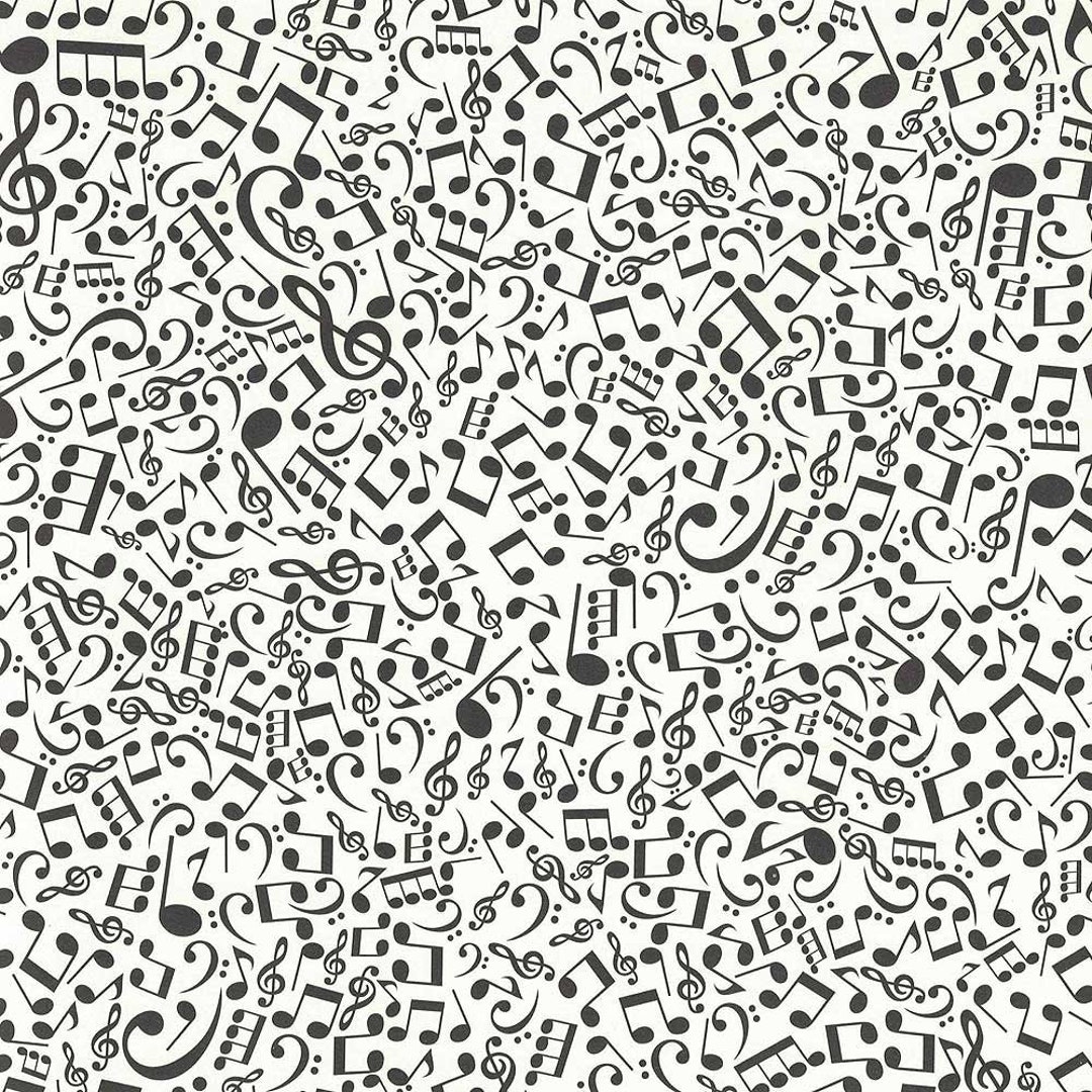 2 Sheets Musical Notes Music Italian Paper ~ Rossi Italy IPR282 X2 - Etsy