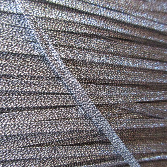 10 Yards Silver Metallic Tiny Flat Braid Trim Ribbon Narrow | Etsy