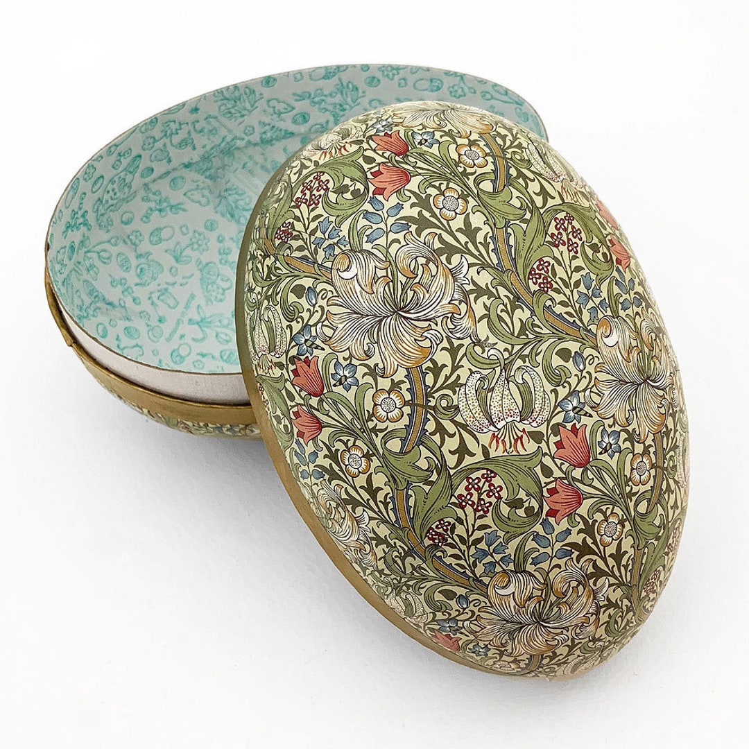 New Germany 6” Papier Paper Mache Easter Egg Box Aesthetic Movement ...