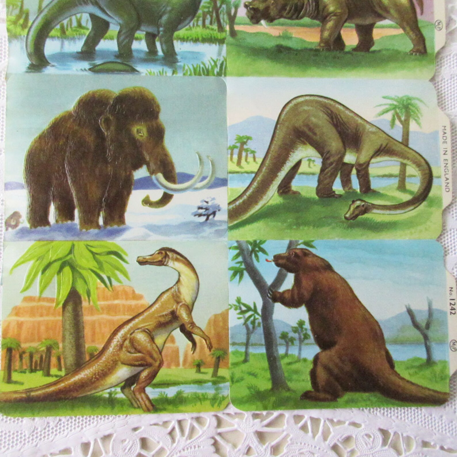 England Vintage Dinosaur Scrap Dinosaurs Paper Scraps MLP Out - Etsy