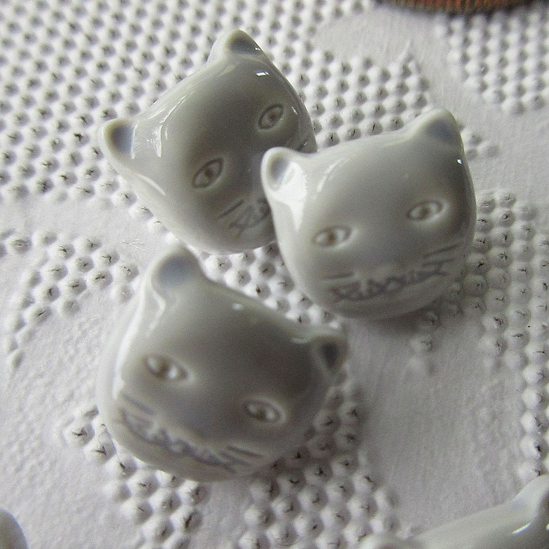 Cat Buttons - Etsy