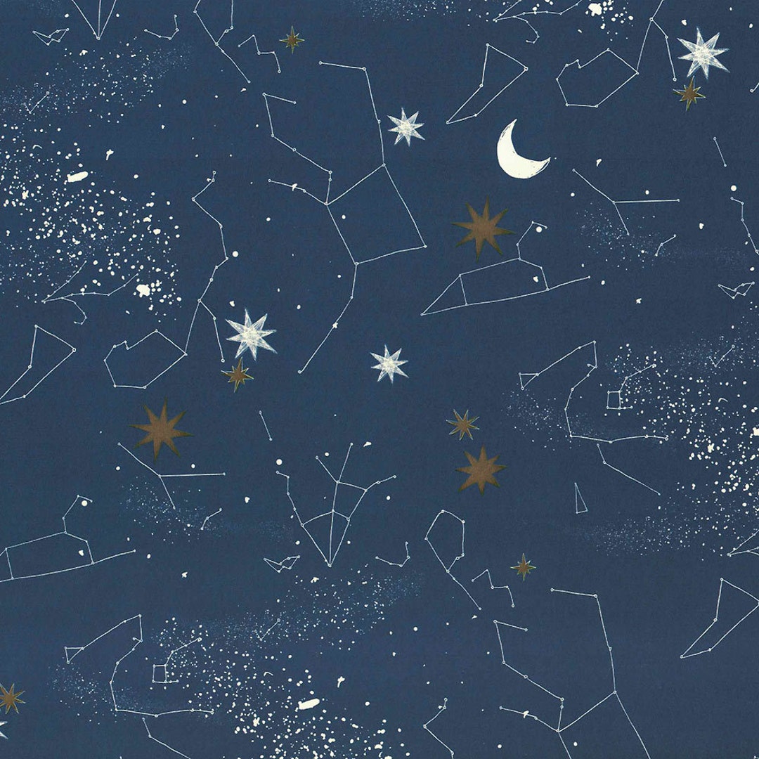 2 Sheets Italy Starry Night Sky Italian Wrapping Decorative Paper ...