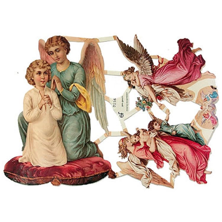 Germany Paper Lithographed Die Cut Scraps Victorian Angels 7156 - Etsy