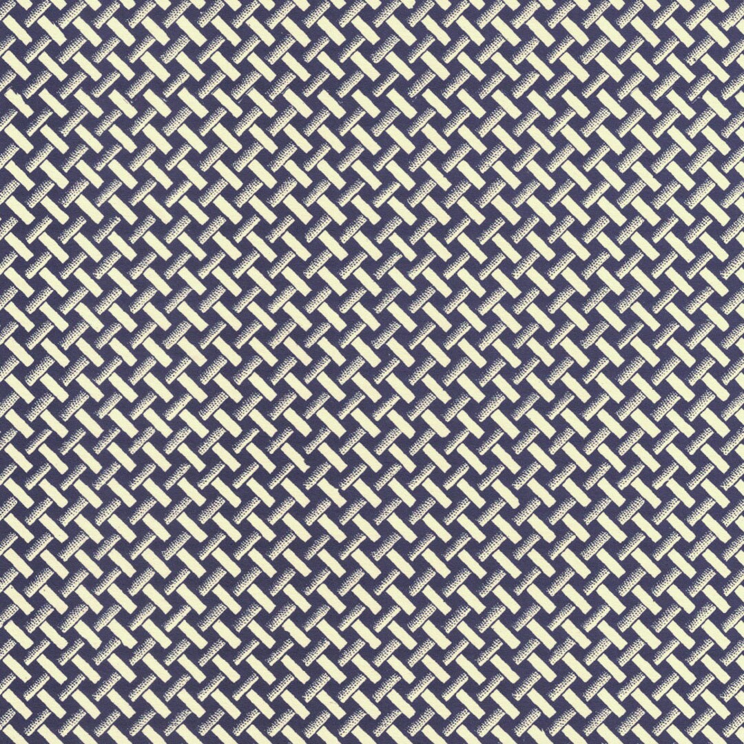 2 Sheets Italian Blue Basketweave Print Paper ~ Carta Varese Italy ...