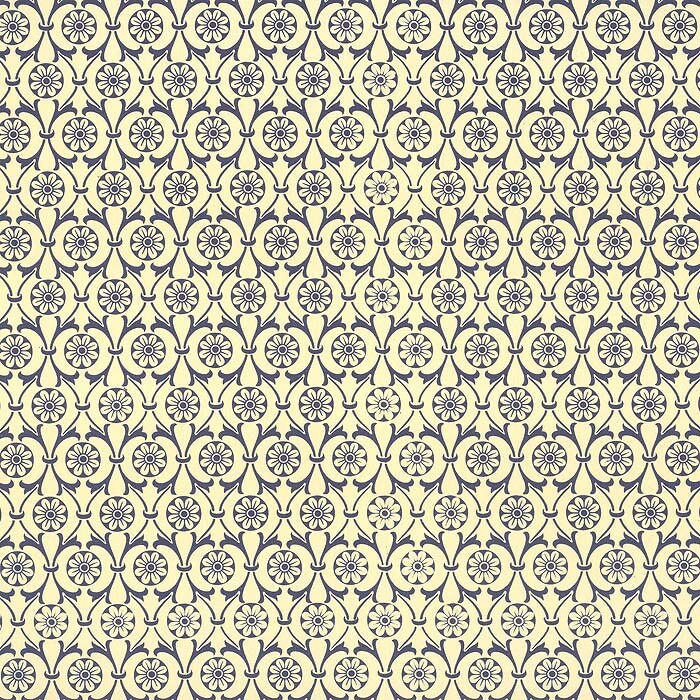 2 Sheets Italian Blue Flower Wheel Print Paper Carta Varese Italy ...