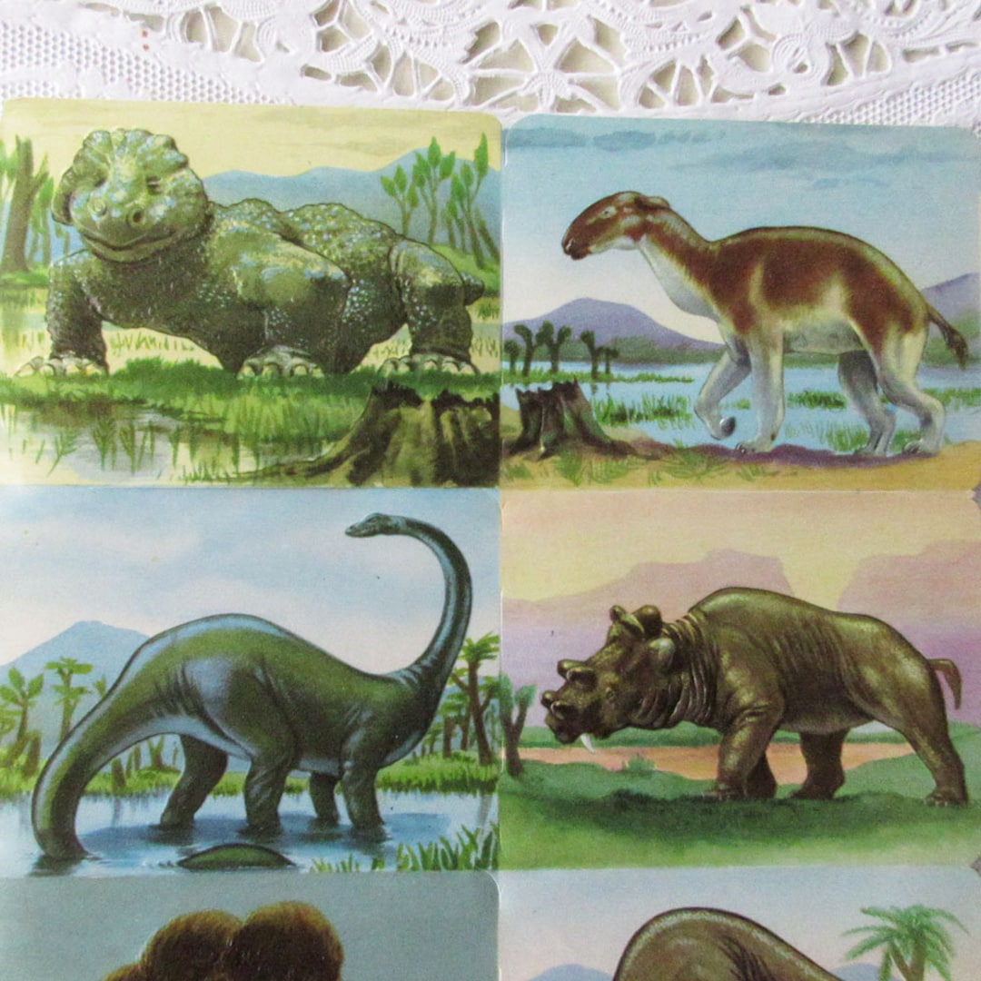 England Vintage Dinosaur Scrap Dinosaurs Paper Scraps MLP Out - Etsy