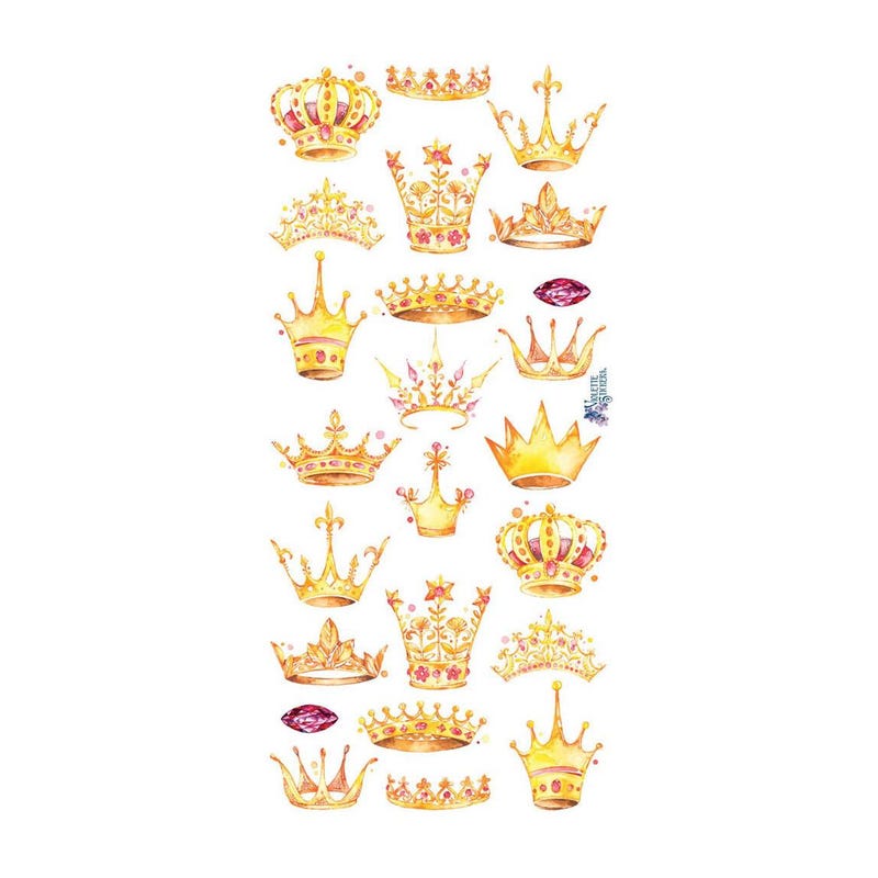 Crown Stickers - Etsy