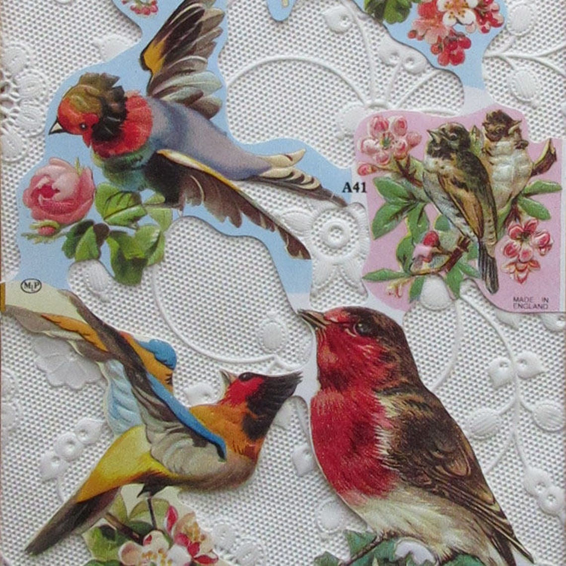 Vintage England Paper Lithograph Die Cut Scraps Victorian - Etsy