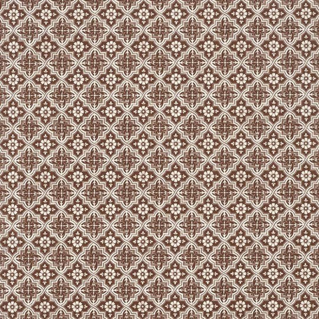 2 Sheets Italian Paper Dark Brown Tile Design Print ~ Tassotti Italy ...