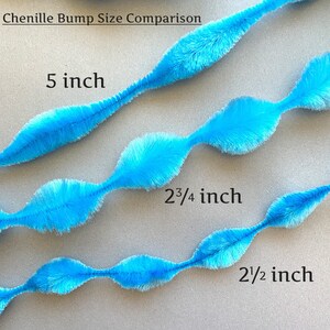 2 Yards Jumbo 5 Bump Chenille Bumps in Cobalt Blue - Etsy