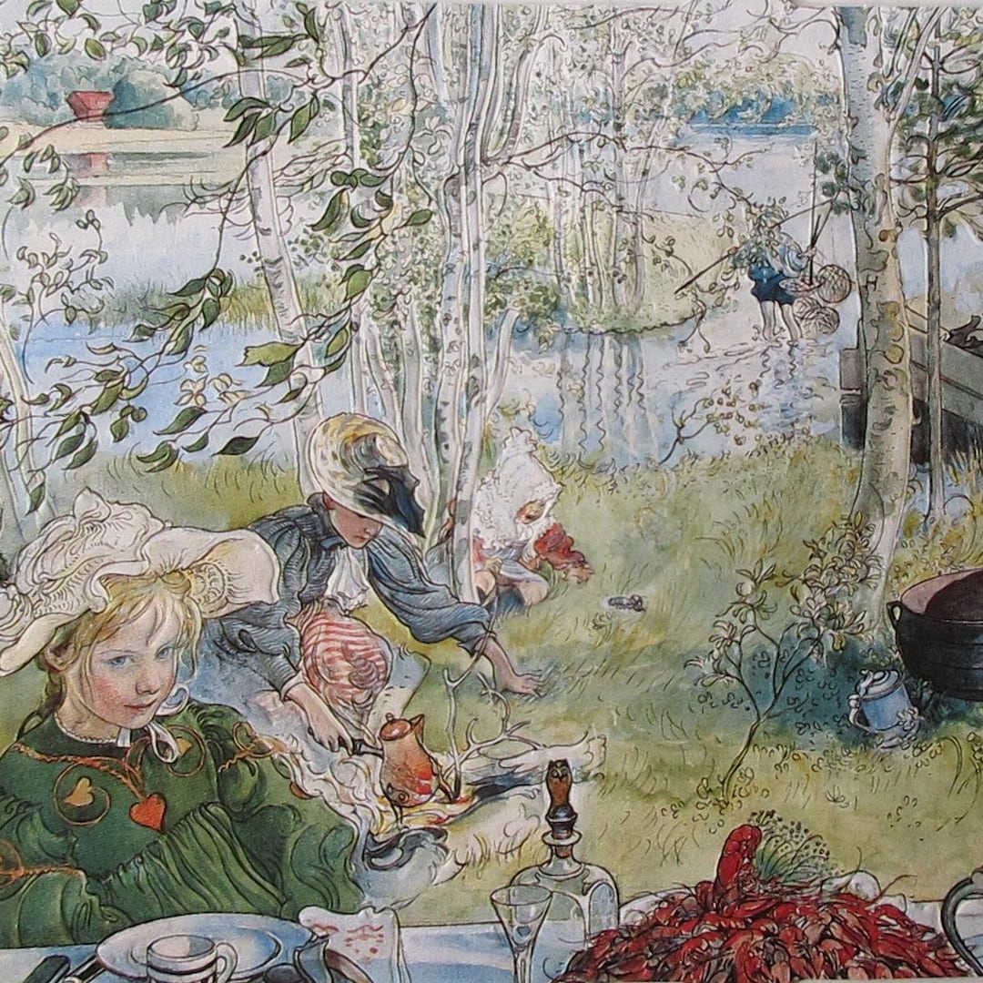 From England Vintage Paper Die Cut Scraps Sweden Carl Larsson ...