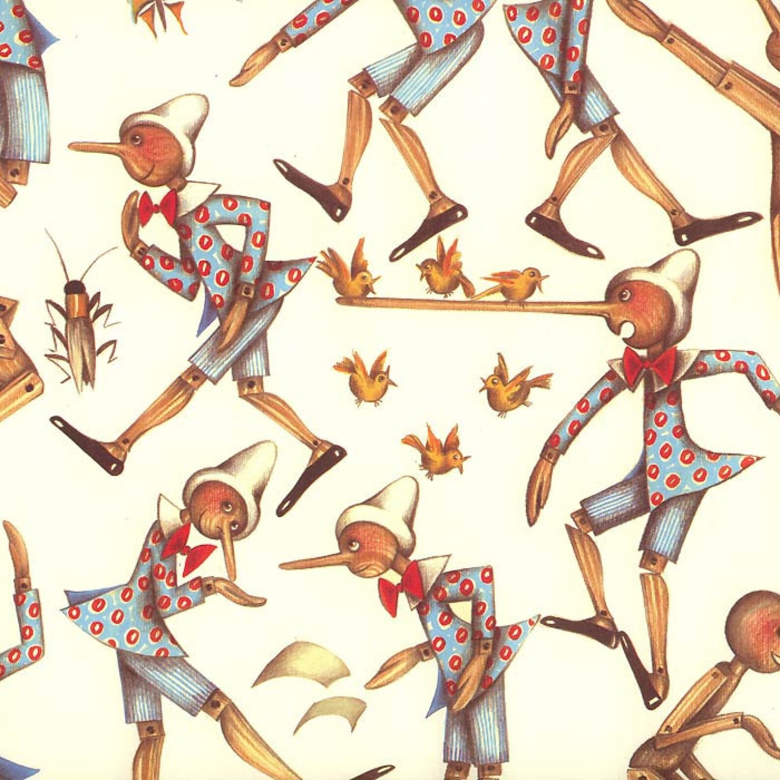 2 Sheets Italy Florentine Italian Paper Traditional Print | Etsy