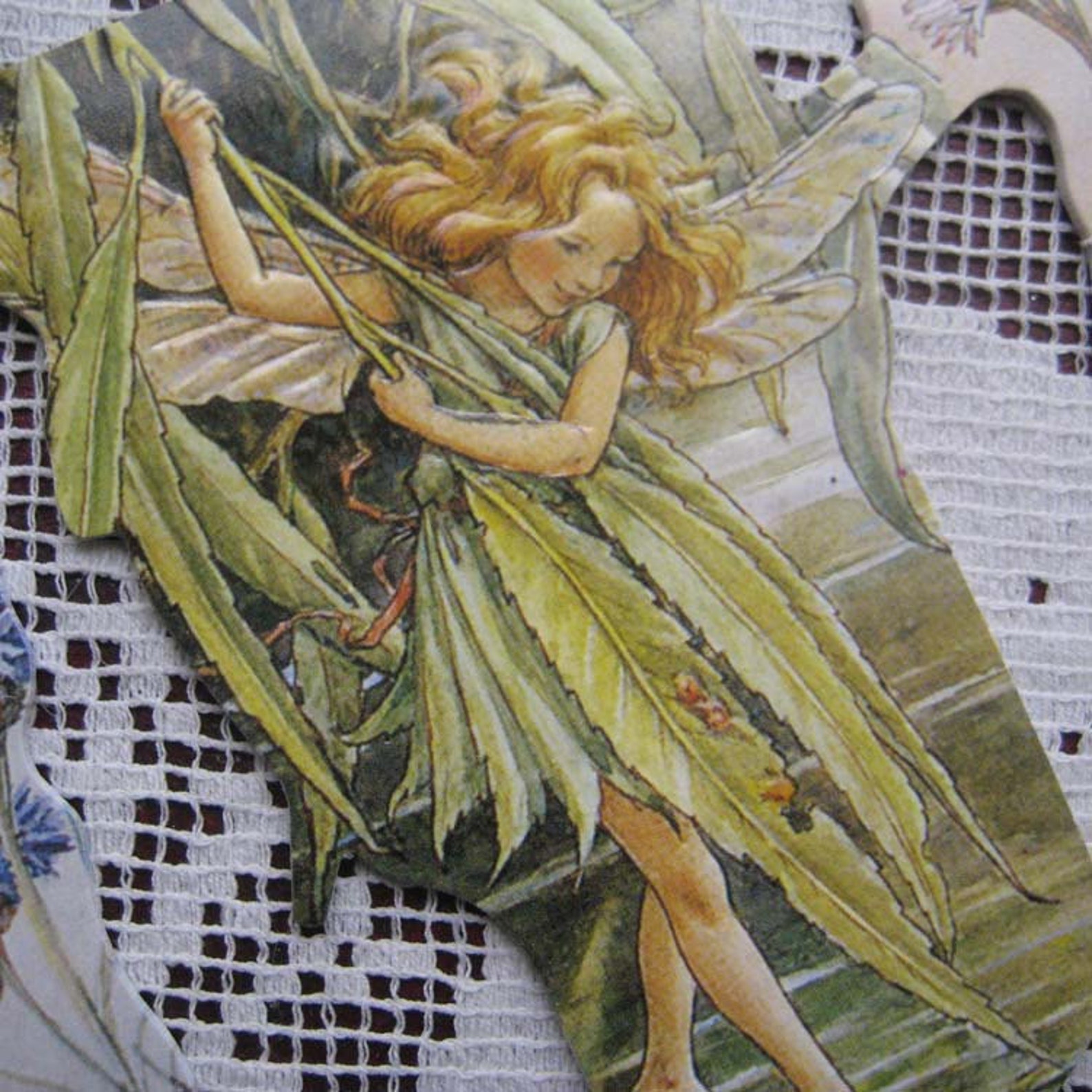 England Paper Scraps Lithograph Die Cut Flower Fairies by - Etsy