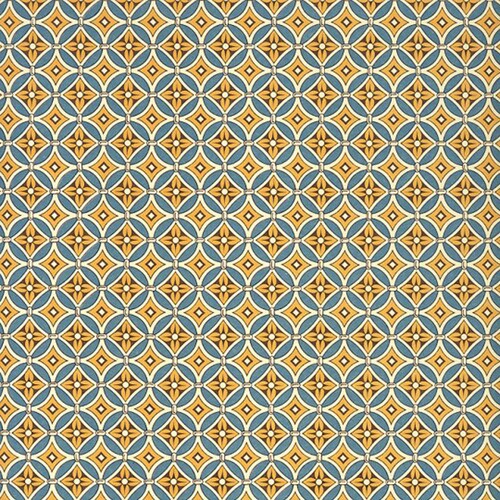 2 Sheets Italian Blue Flower and Vine Print Paper Carta - Etsy