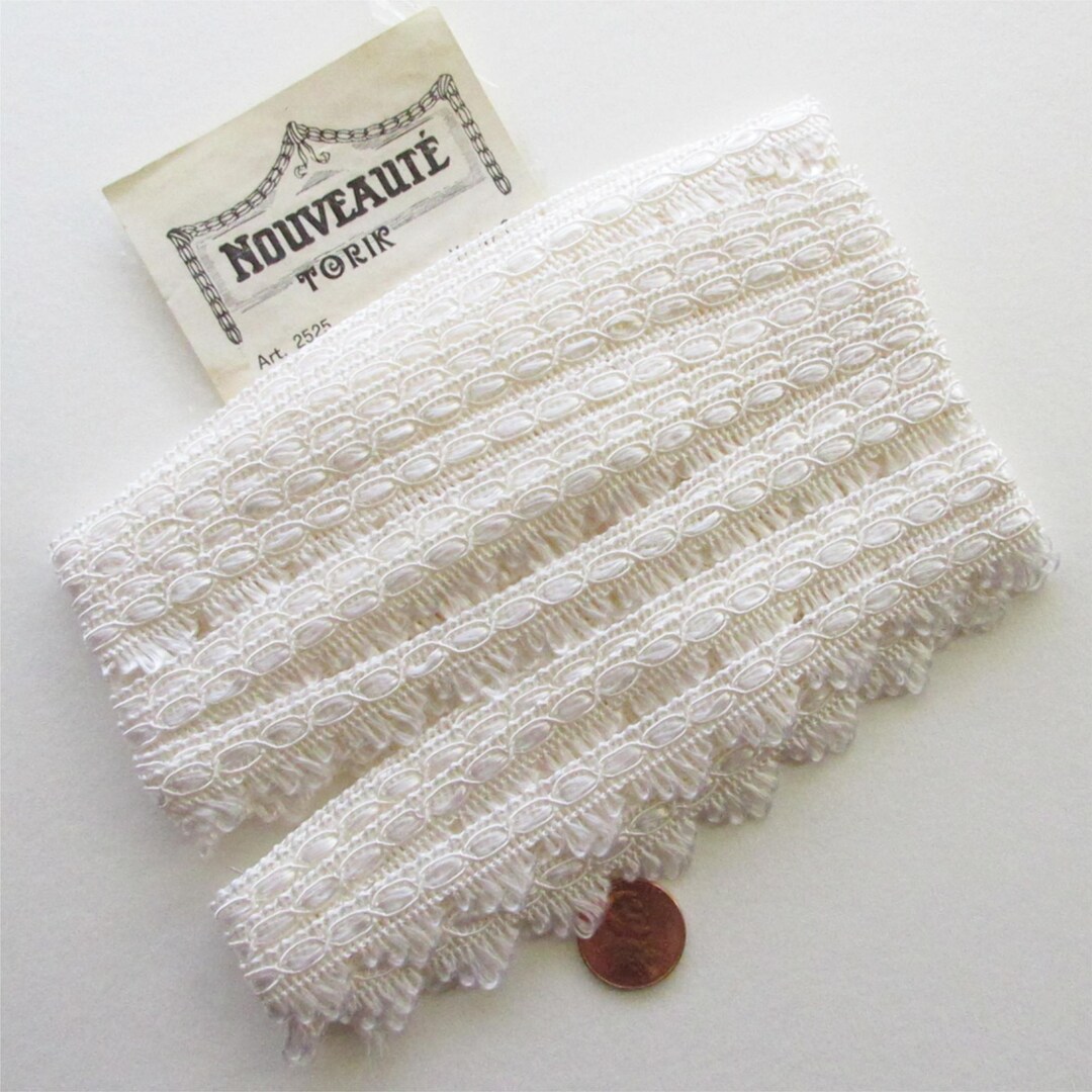 From France 3 Yards 1920s Antique Trim Vintage Edging Ribbon off White ...