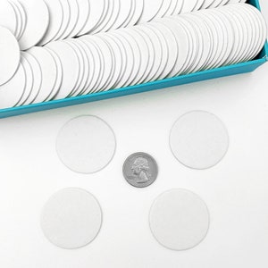 10 Czech White Paperboard Round Bases for Crafting 40mm (1-5/8") BASE ...