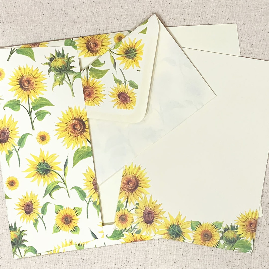 Italian Stationery Letter Writing Set in Portfolio ~ 10 Sheets + 10 ...