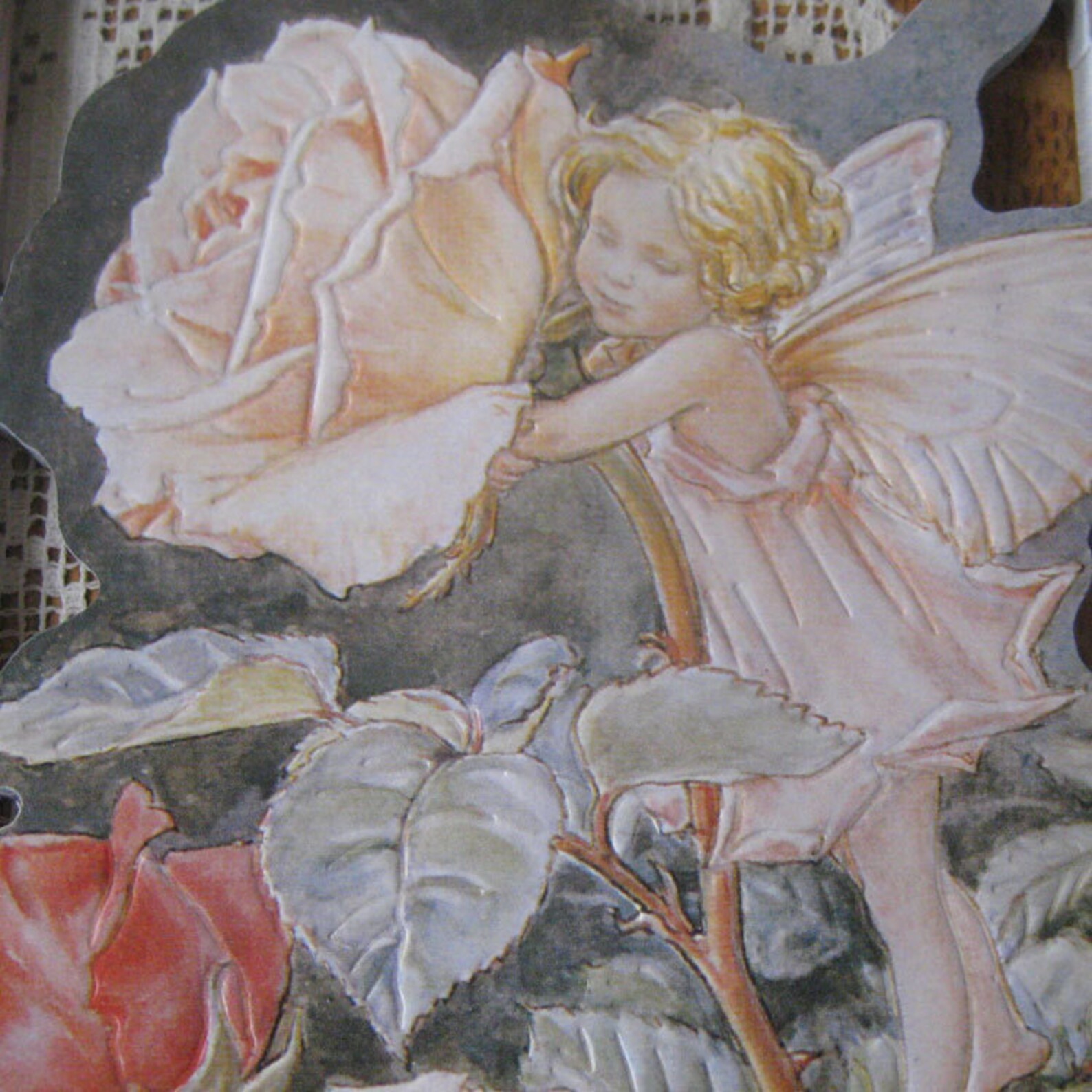 England Paper Scraps Lithograph Die Cut Flower Fairies Cicley | Etsy