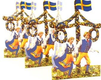 Fold Out Sweden Paper Running Frieze Lithograph Die Cut Easter | Etsy