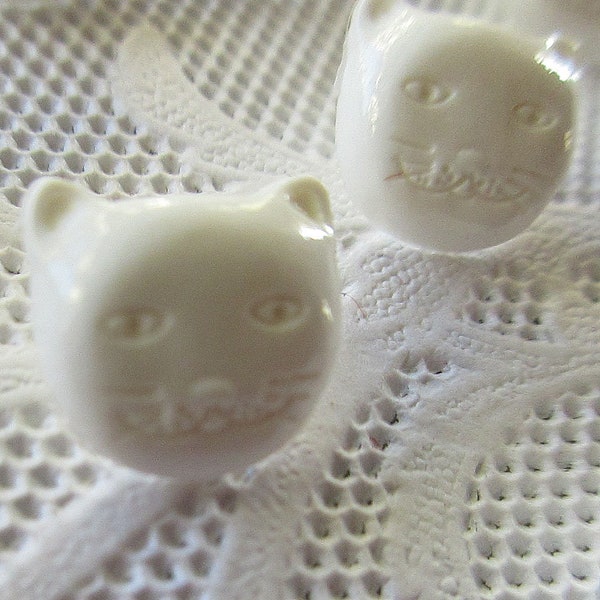 Cat Face Buttons - Etsy