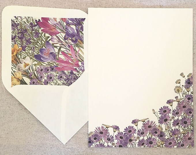 Italian Stationery Letter Writing Set in Portfolio 10 Sheets 10 ...