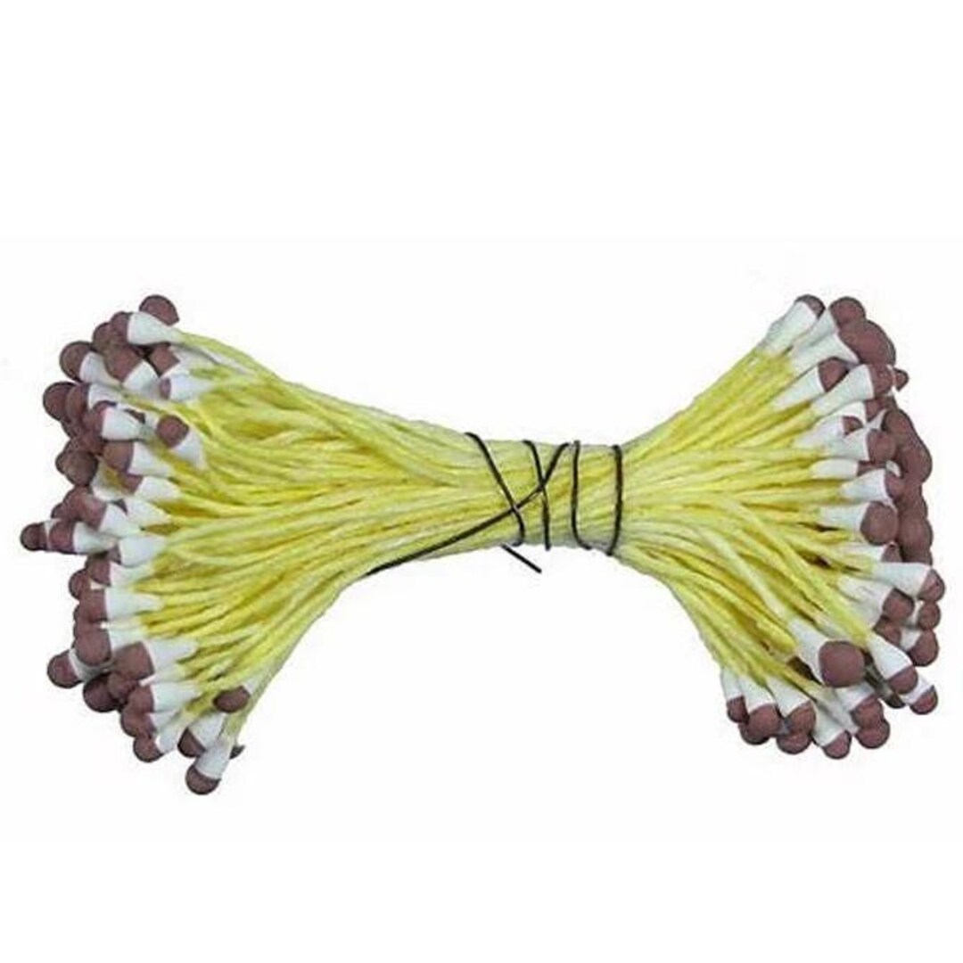 3 Bundles German Millinery Flower Stamen Peps 300 Stems Germany White ...