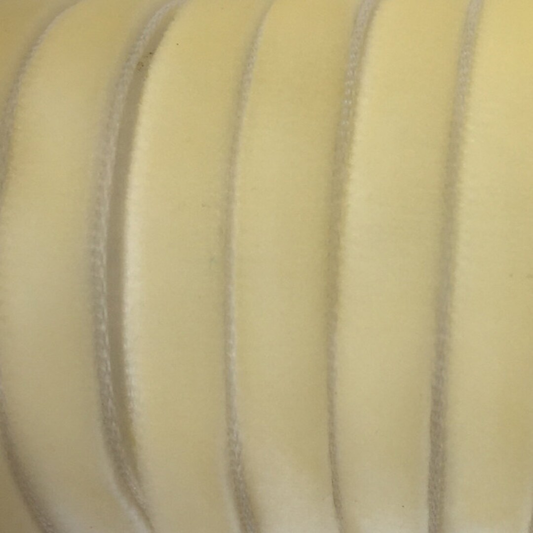 10 Yards Velvet Ribbon Sewing Trim Buttercream 1/4 Wide BD-A67 - Etsy