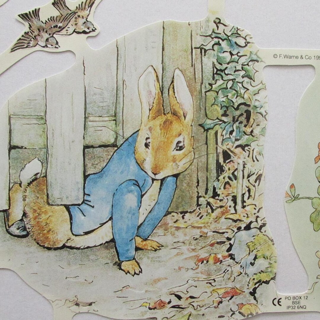 From England Vintage Beatrix Potter Die Cut Paper Scraps Peter Rabbit ...
