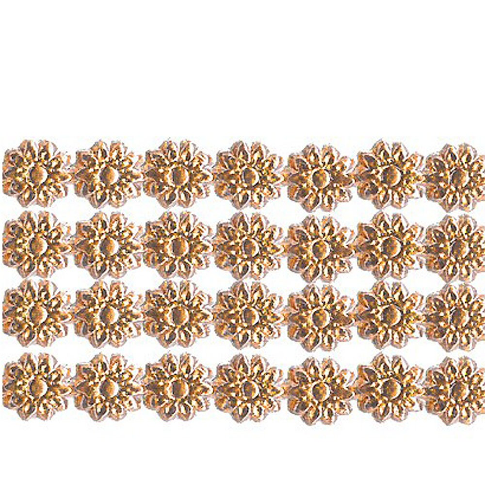 14 Strips Antique Gold Dresden Floral Trim From Germany Small | Etsy