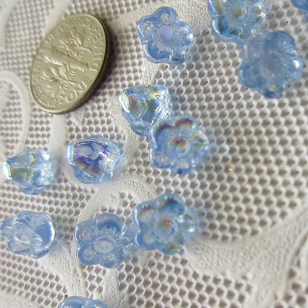Blue Glass Buttons - Etsy